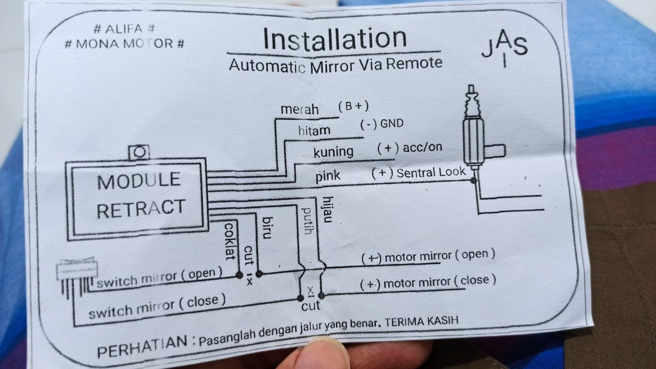 Pasang Modul Auto Retrack Spion Universal pada All New Ertiga - YouTube