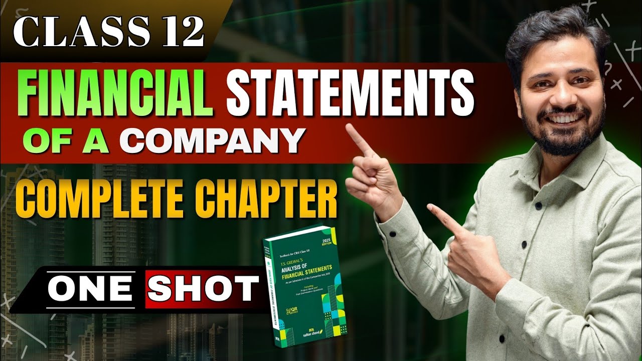 FINANCIAL STATEMENTS OF A COMPANY | Analysis of Financial Statements ...
