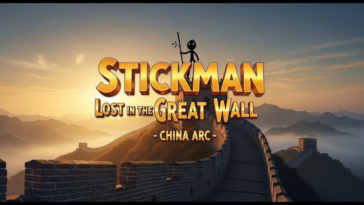 ⭐ Stickman Lost in the Great Wall – China Arc | Funny Adventure ...