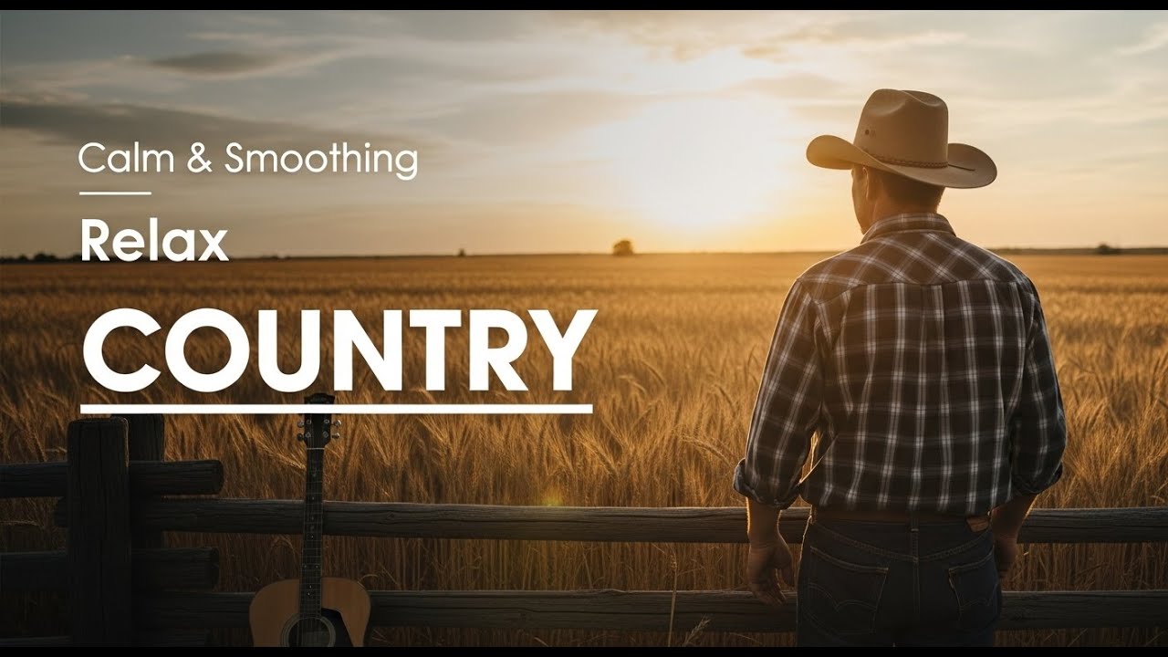 Relaxing Country Sunset Ridge 🌄 Beautiful Acoustic Playlist for Study ...