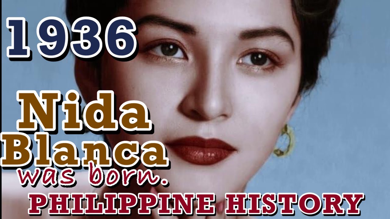 1936 Nida Blanca, Shining Star of Philippine Cinema was born in Gapan ...