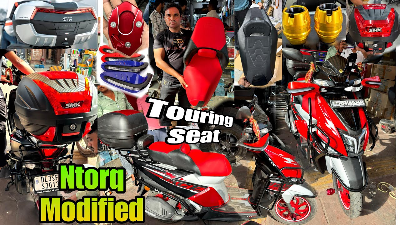 TVS ntorq 125 modified | Ntorq Top box | Ntorq 125 All Modifications ...