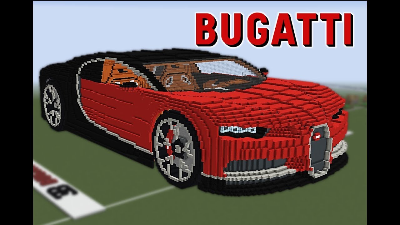 MINECRAFT - Bugatti Chiron - YouTube