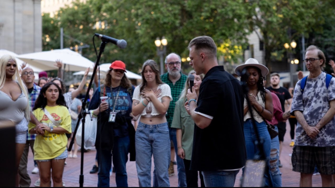 Open air preaching the gospel in one of the most dangerous places in ...