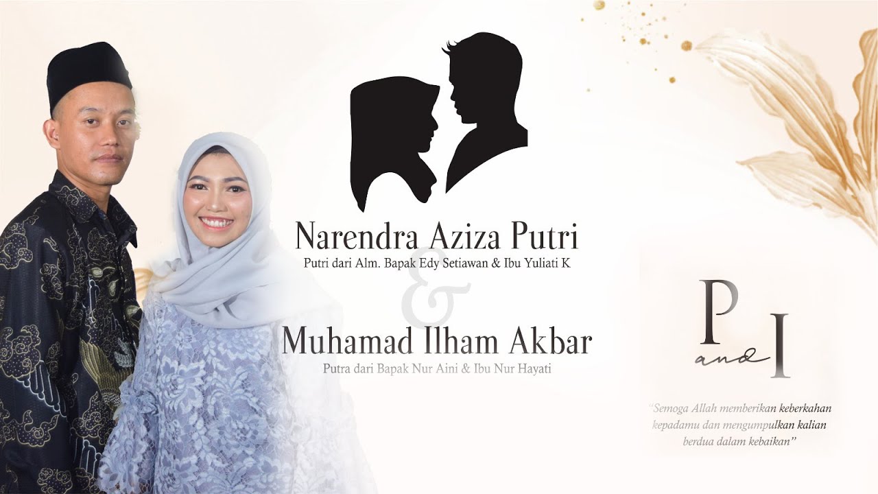 PERNIKAHAN MUHAMMAD ILHAM AKBAR DENGAN NARENDRA PUTRI SENIN 24 FEBRUARI ...
