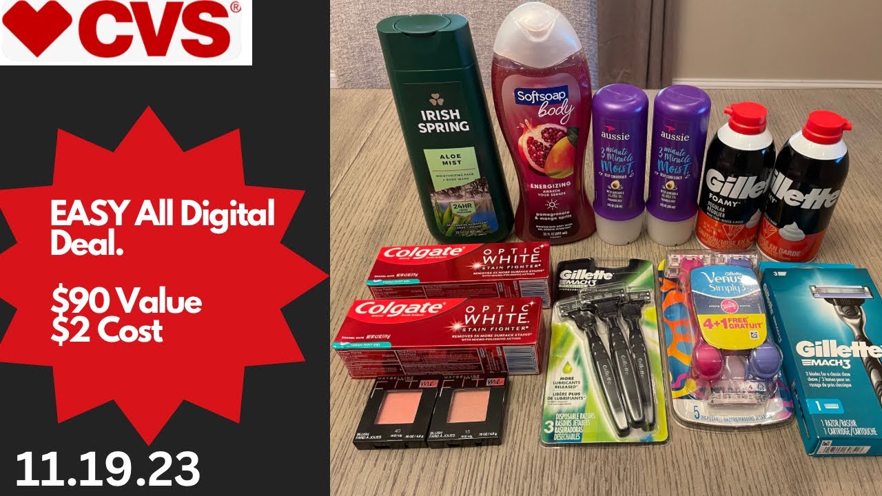 ALL Digital EASY CVS Weekly Deal 11/19/23 #cvsdeals - YouTube