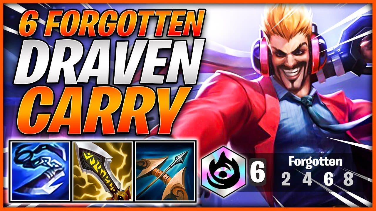 6 FORGOTTEN DRAVEN THRESH CARRY TFT SET 5.5 RANKED I Teamfight Tactics ...