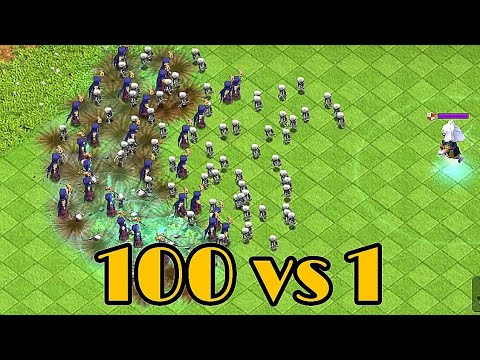 1 vs 100 Challenge | The Powerful 1 Titan vs 100 other Troops Amry ...