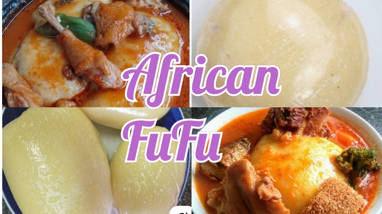 How to make African traditional food FuFu/cassava/plantain/Nigerian ...