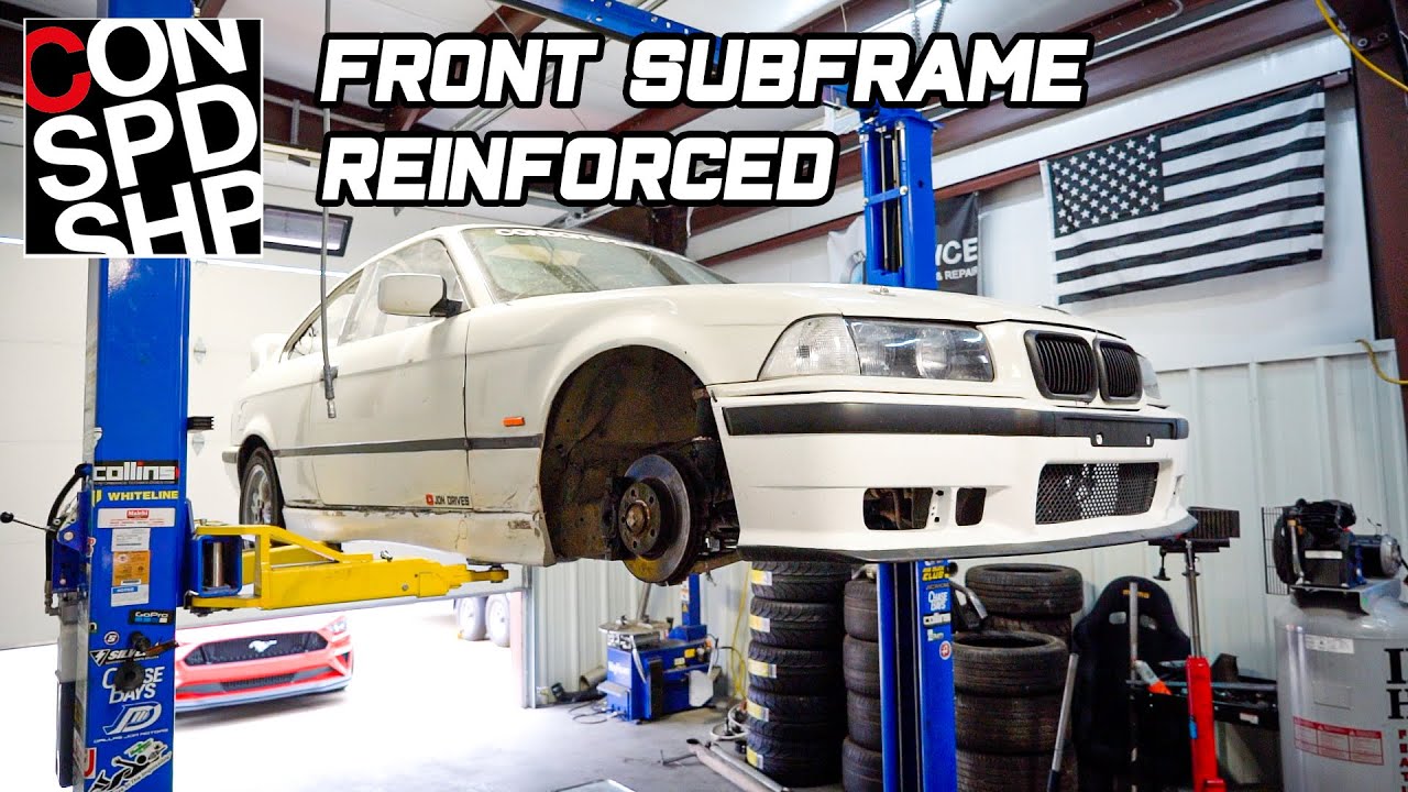 BMW E36 Condor Front Subframe Reinforced & Motor Mounts! - YouTube