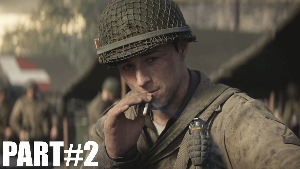 CALL OF DUTY WW2 Walkthrough Part 2 - Operation Cobra Campaign Mission ...