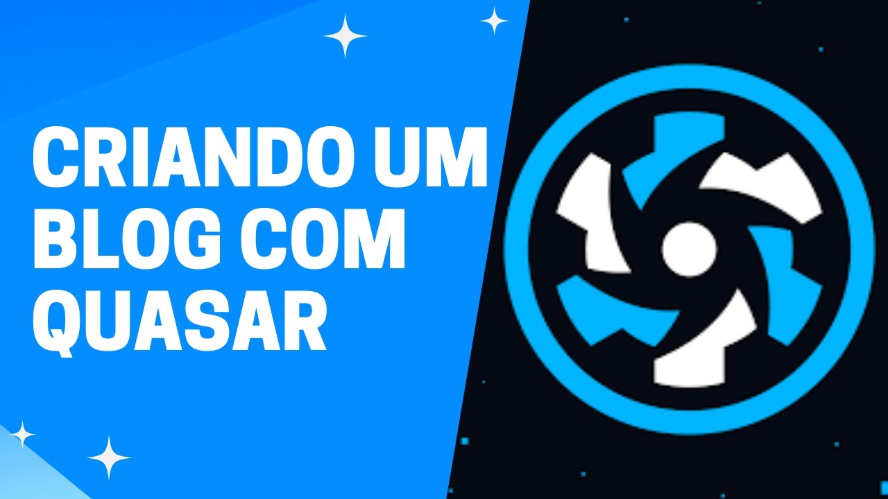 1 Criando Um Blog Com Quasar Framework Vuejs Vuex Scss Javascript Youtube