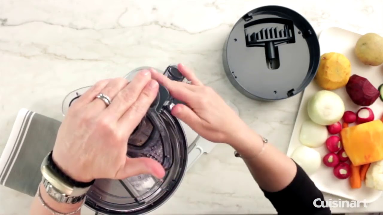 Elemental Food Processor Dicing Attachment Demo FP 13 - YouTube