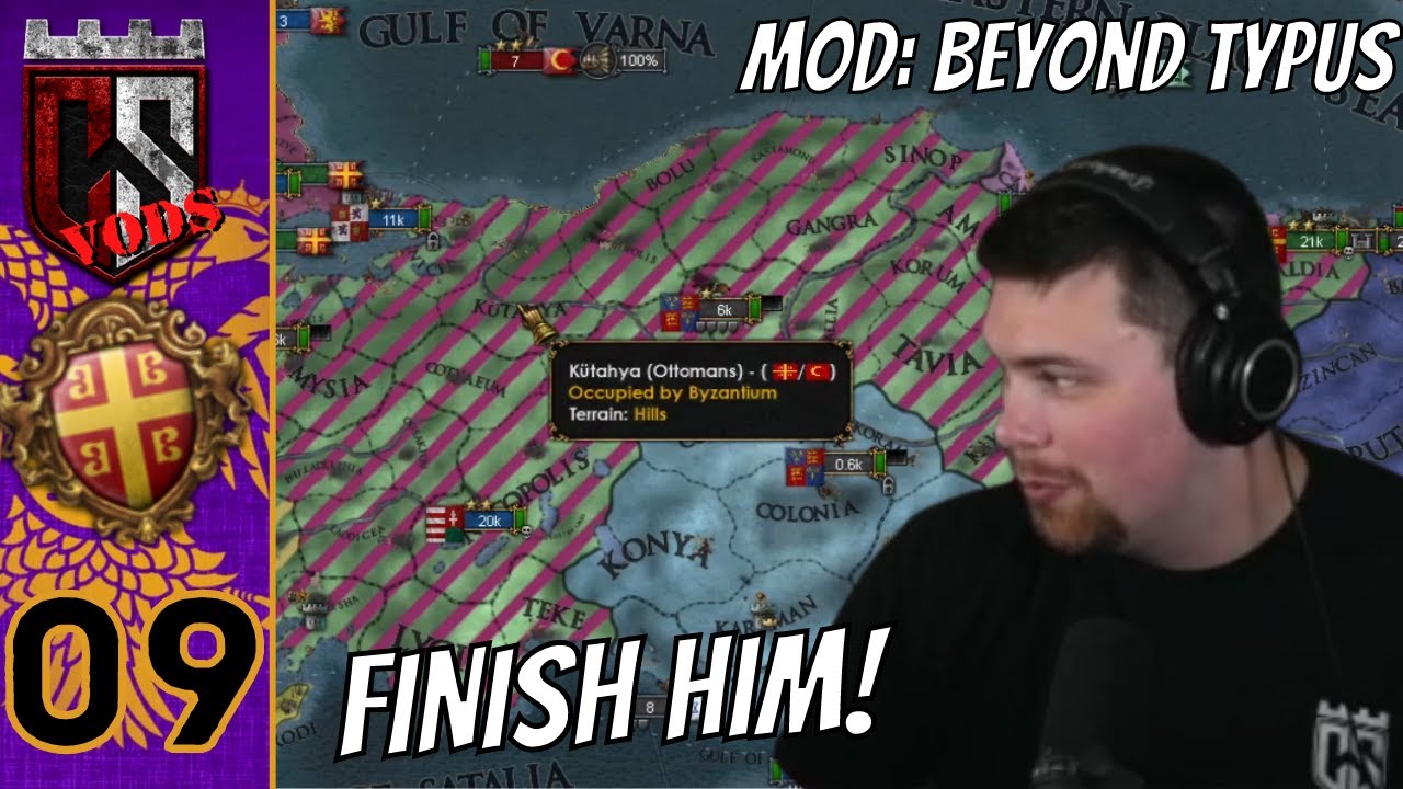 Finishing the Ottomans - EU4 [Beyond Typus] Byzantine Empire #9 - YouTube