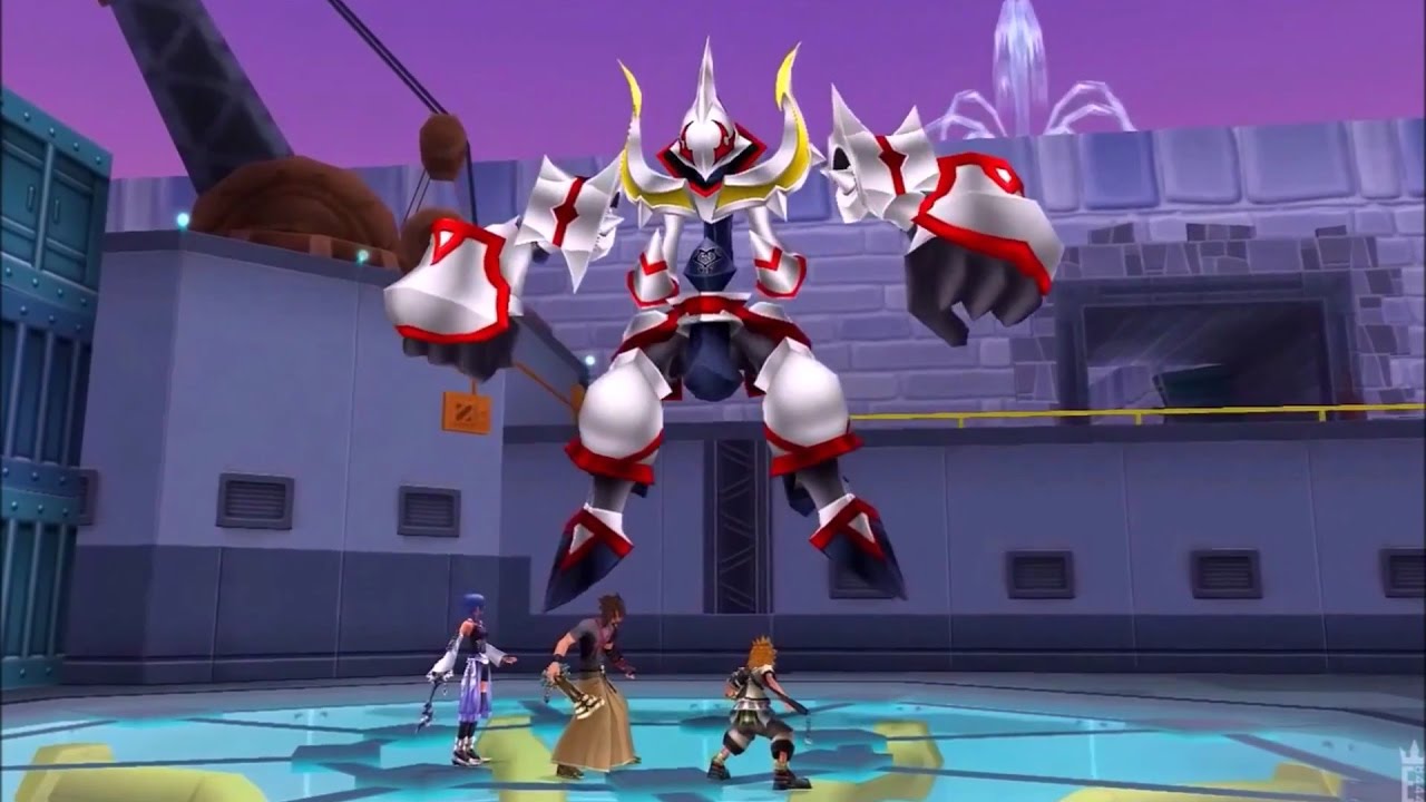 Kingdom Hearts The Movie Chronicles HIGHLIGHTS #6: Trinity Armor Battle ...