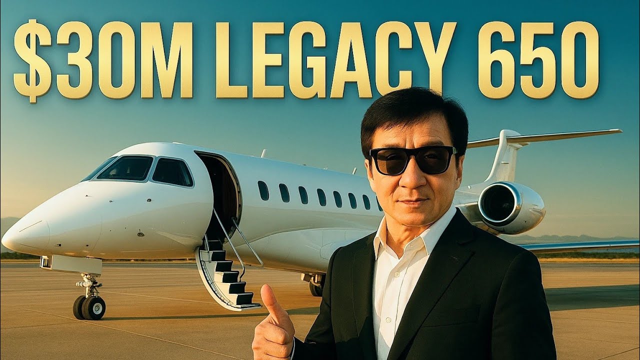 Inside Jackie Chan's $30M Private Jet – The Embraer Legacy 650 Tour ...