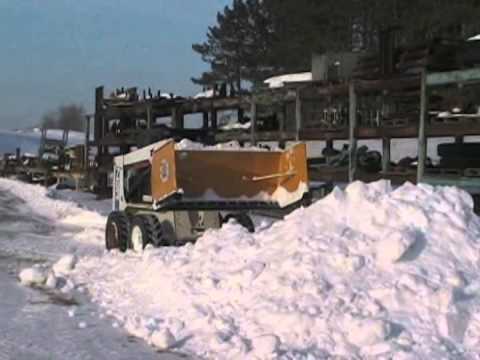 Nortec usa Sno TEC Snow Pusher 1.3 - YouTube
