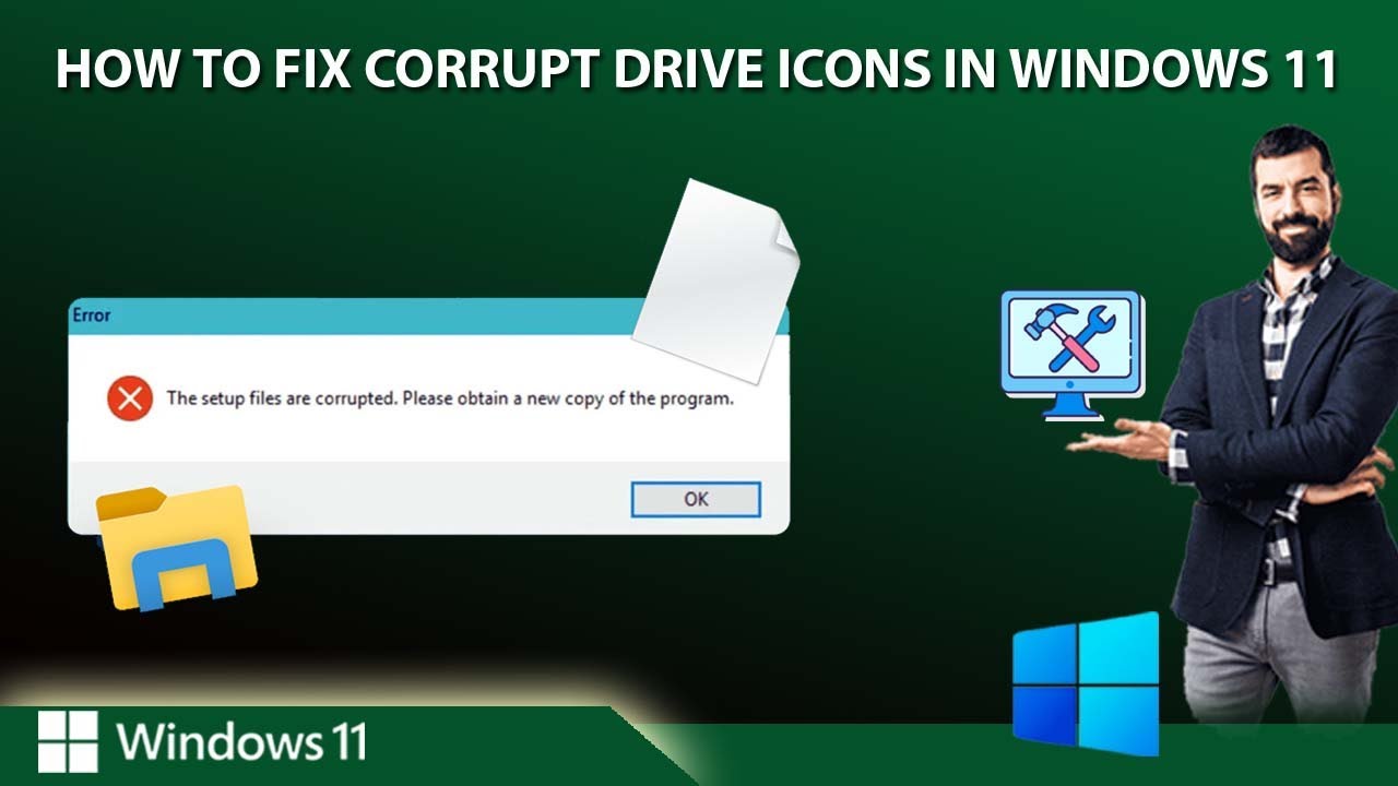 How to fix Corrupt Drive Icons in Windows 11 | Restore Default Hard ...
