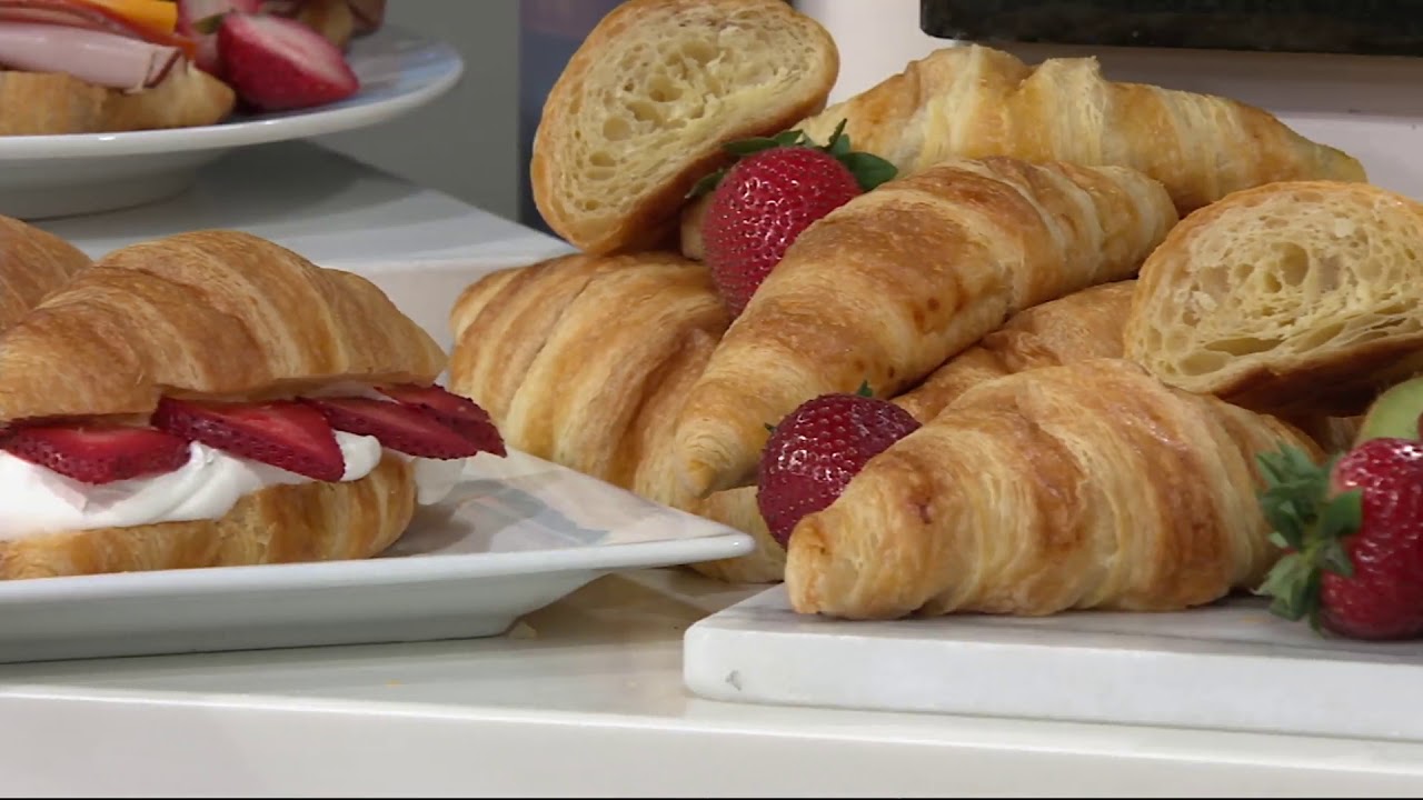 Authentic Gourmet 48 Large French Made Butter Croissants on QVC - YouTube