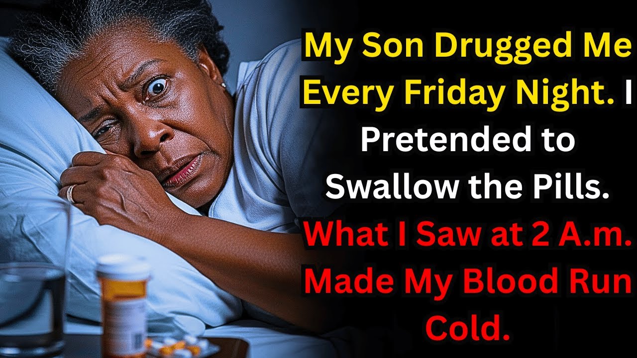 My Son drugged me every Friday Night. I pretended to swallow the pills ...