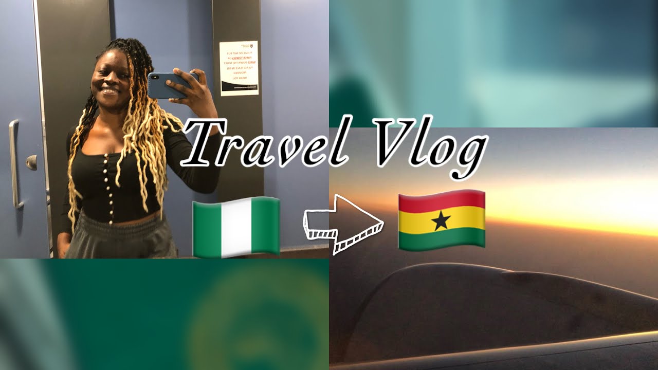TRAVEL VLOG: Saying goodbye| 11 hours in Ghana 🇬🇭| Trying out Ghanaian ...