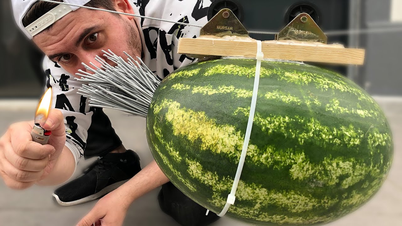 🚀😱 JET ROCKET from Watermelon ! Experiment - YouTube