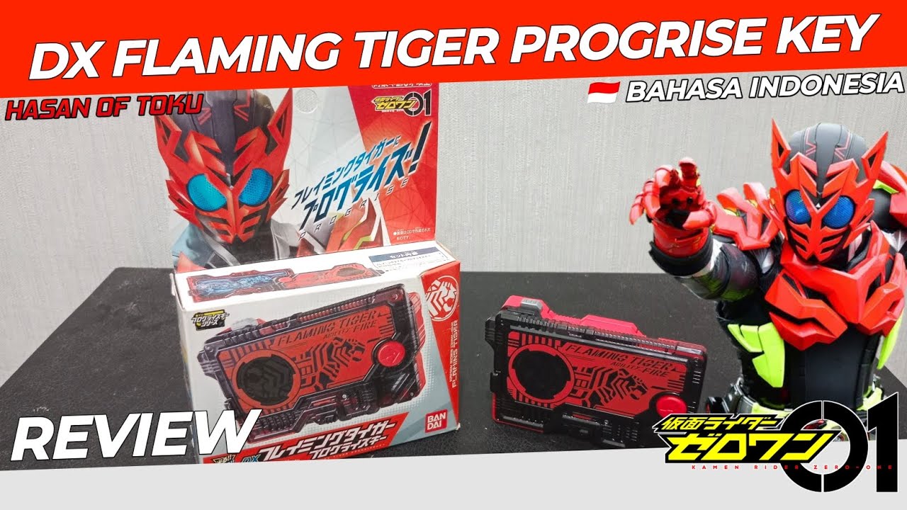 REVIEW - DX FLAMING TIGER PROGRISE KEY II Kamen Rider Zero-One (2019 ...