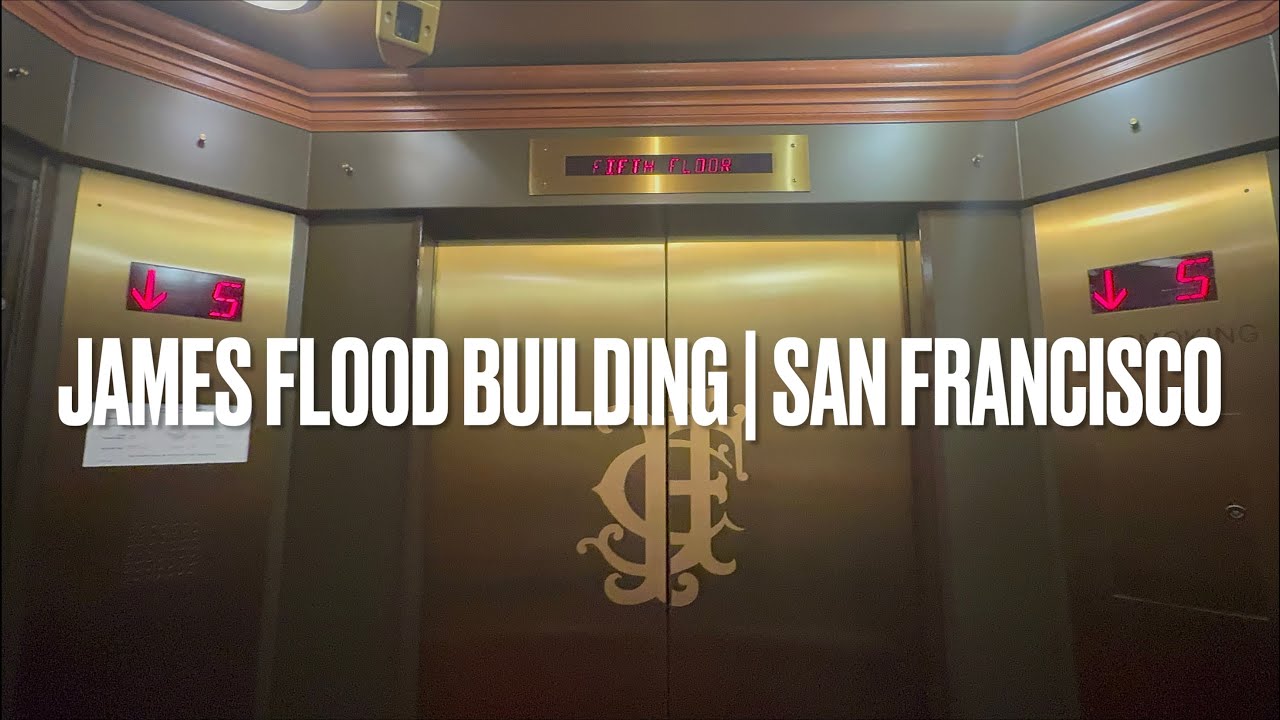 EPIC Westinghouse Selectomatic Traction Elevators | James Flood Building | San Francisco - YouTube