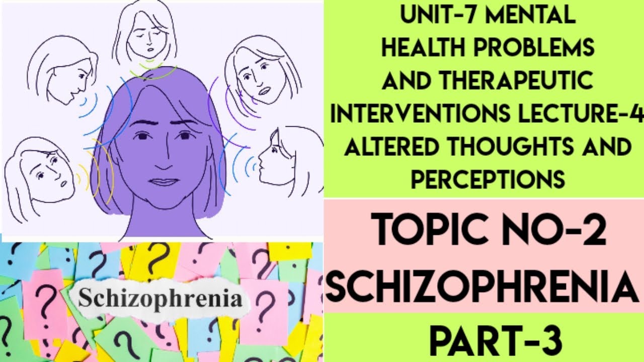 Schizophrenia||Part-3||Unit-7||Lecture-4||Altered Thoughts and ...
