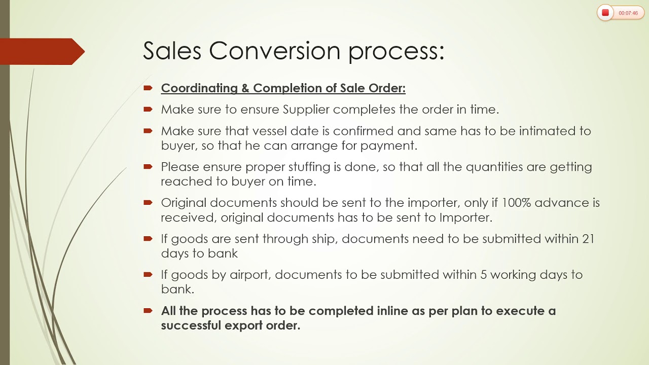 Unit 4 Session 6 Sales Conversion process part 2 - YouTube