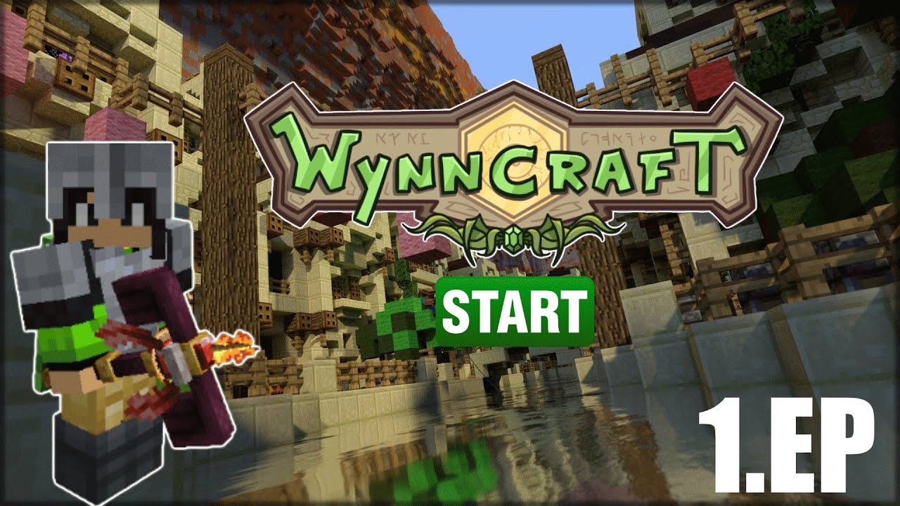 NOVEJ MINECRAFT SERVER Wynncraft 1.Ep - YouTube