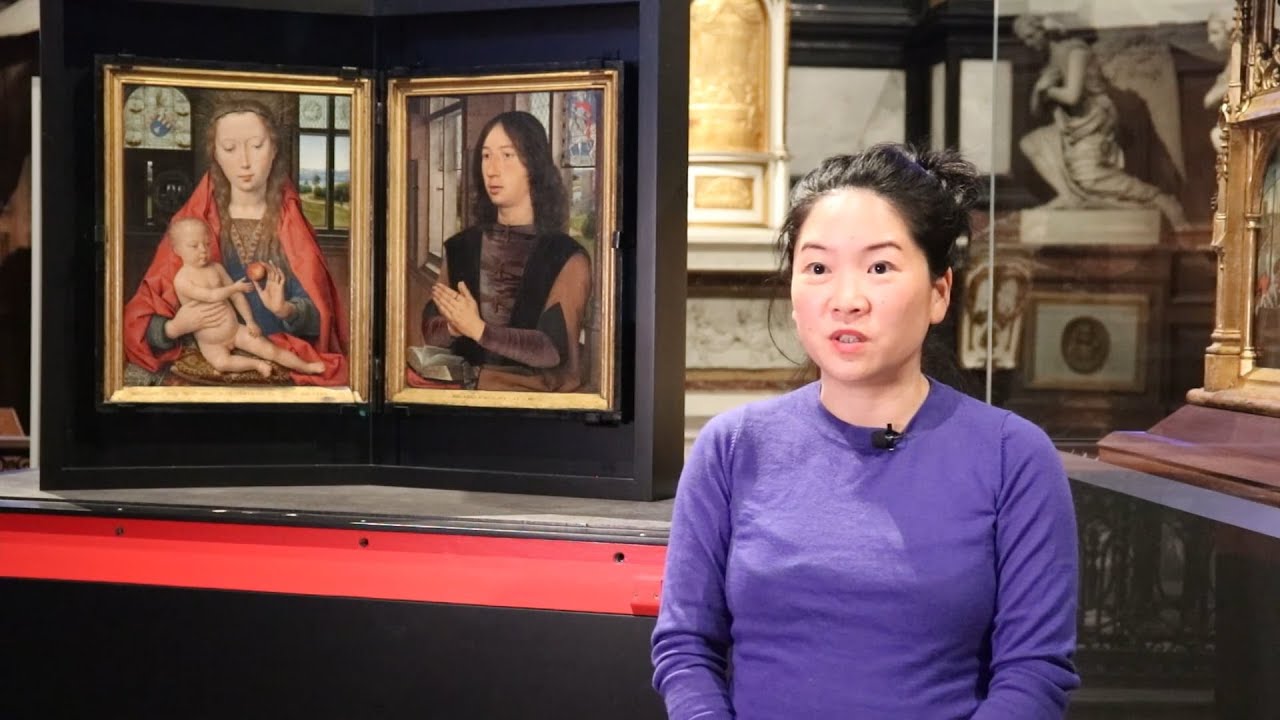 Diptych of Maarten van Nieuwenhove by Hans Memling with Anna Koopstra ...