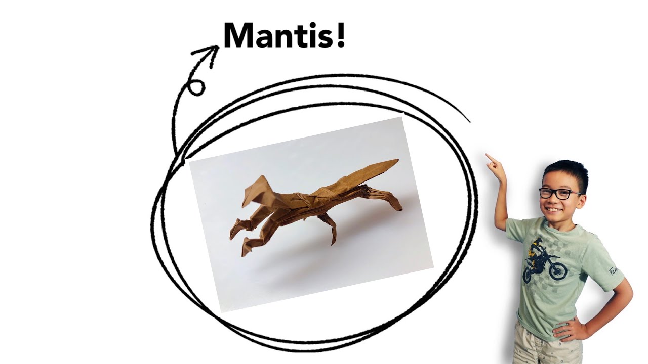 Origami Praying Mantis (Jeremy Shafer) | 如何做折纸螳螂 - YouTube