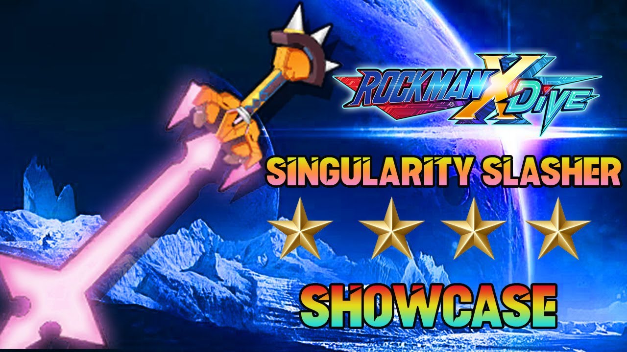MegaMan X DiVE - Singularity Slasher (Omega's Sword) Showcase - YouTube