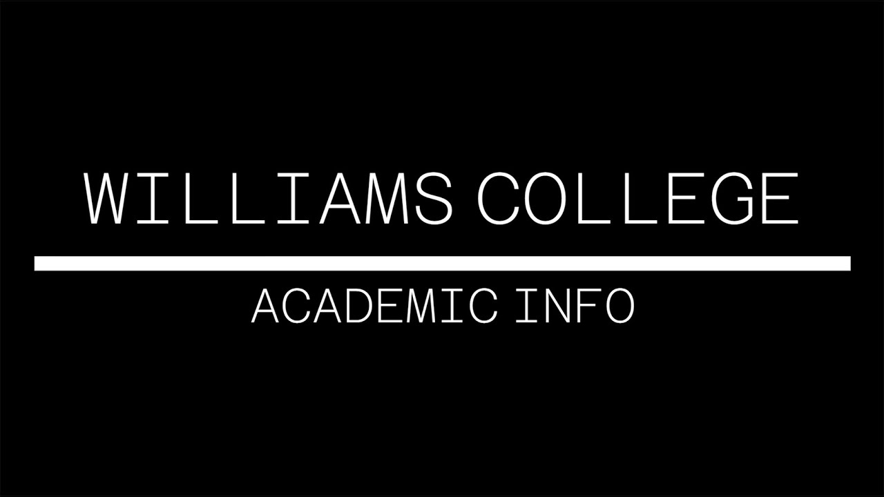 Registration, Advising and more: How it all works at Williams! - YouTube