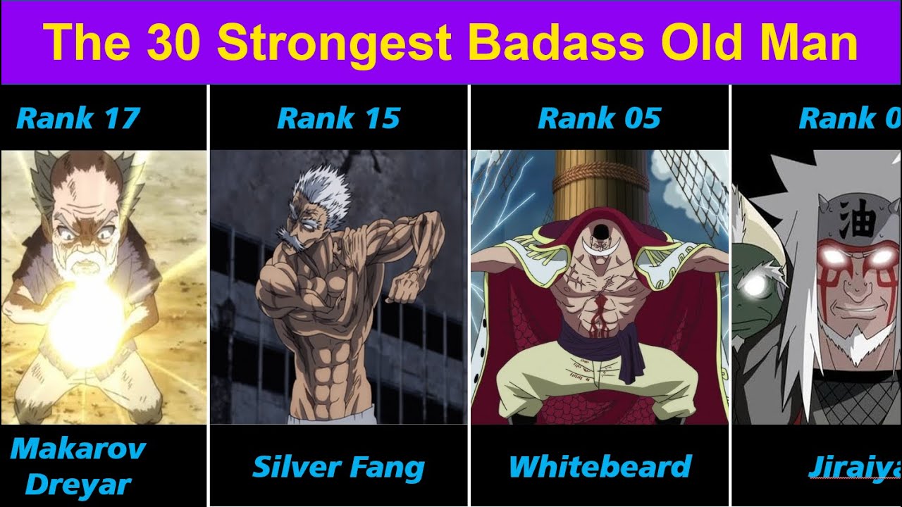 Top 30 Most Powerful & Strongest Old Man In Anime History (Ranking Is ...