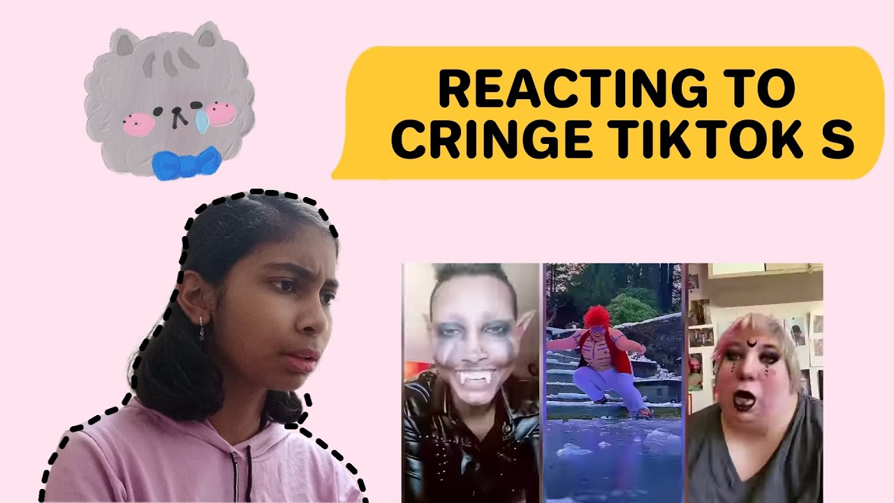 REACTING TO CRINGE VIDEOS ON TIKTOK!\CRINGE\WEIRD\FUN\LIVE WITH EESHA ...