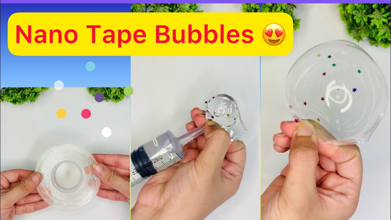 Diy Nano Tape Balloon 😯 | Nano Tape 💖 - YouTube