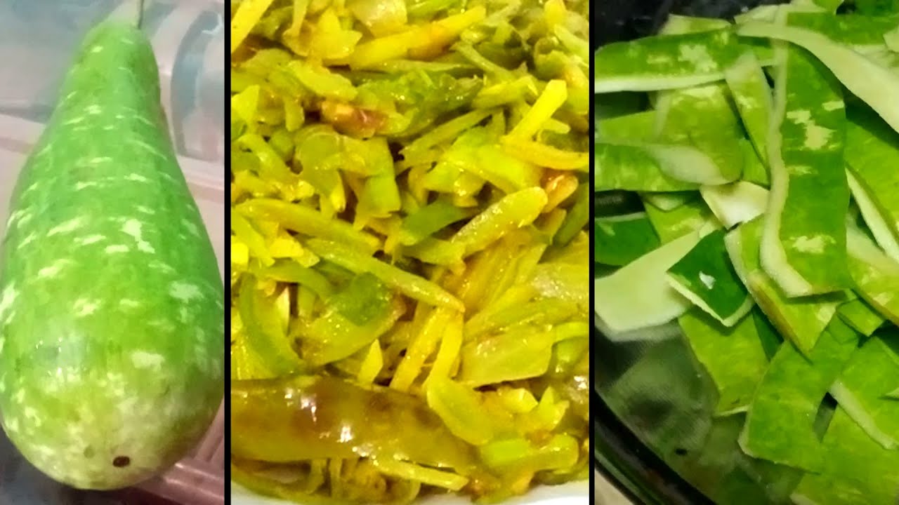 লাউয়ের খোসা ভাজি | Calabash | Food & Nature - YouTube