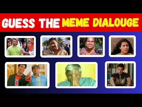 😂 Guess the Bollywood Meme Dialogues! | 20 Questions Challenge (15 to ...