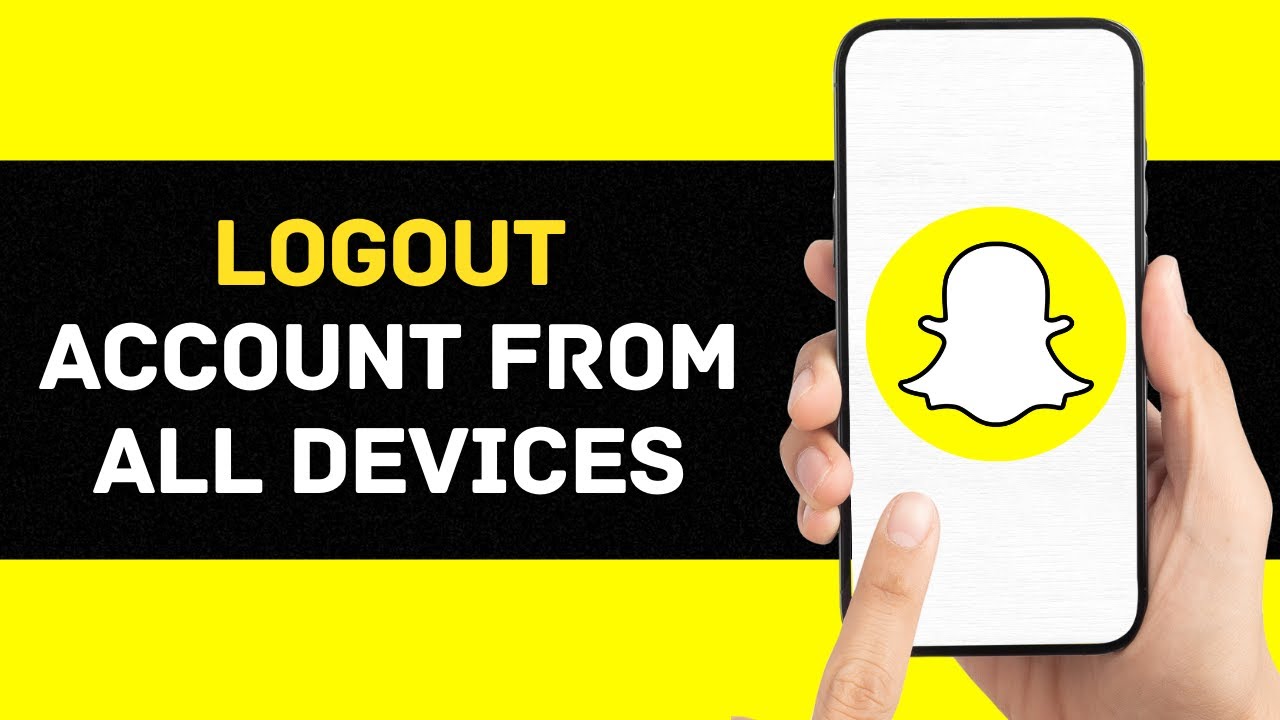 How To Logout Snapchat Account from All Devices (2024) - YouTube