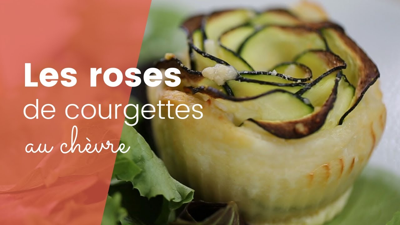 ROSES DE COURGETTES - YouTube