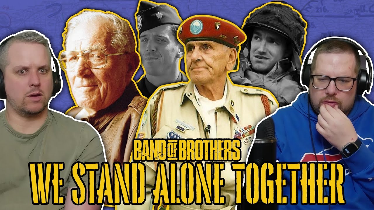 British Guys We Stand Alone Together Reaction (Band Of Brothers) - YouTube