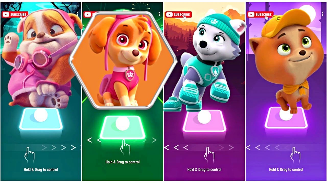 PAW Patrol All Video Megamix: Rubble vs Skye vs Everest vs Mini - YouTube