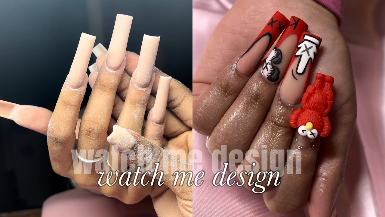 KAWX NAILS ️ | WATCH ME DESIGN - YouTube