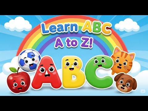 ABC Alphabet for Kids | A to Z with Words & Sentences | Learn Letters ...