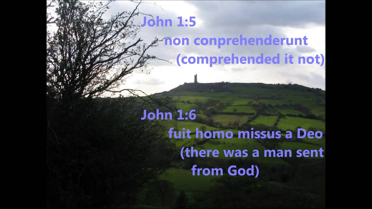 CC Latin song, Vulgate, Cycle 3, Week 12-24 John 1:1 to 1:7 - YouTube