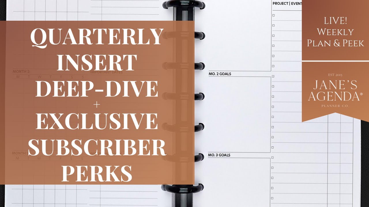 Quarterly Insert Deep-Dive + Exclusive Subscriber Perks | LIVE! Weekly ...