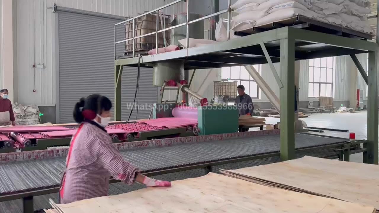 4 feet veneer plywood glue spreader machine with plywood automatic ...