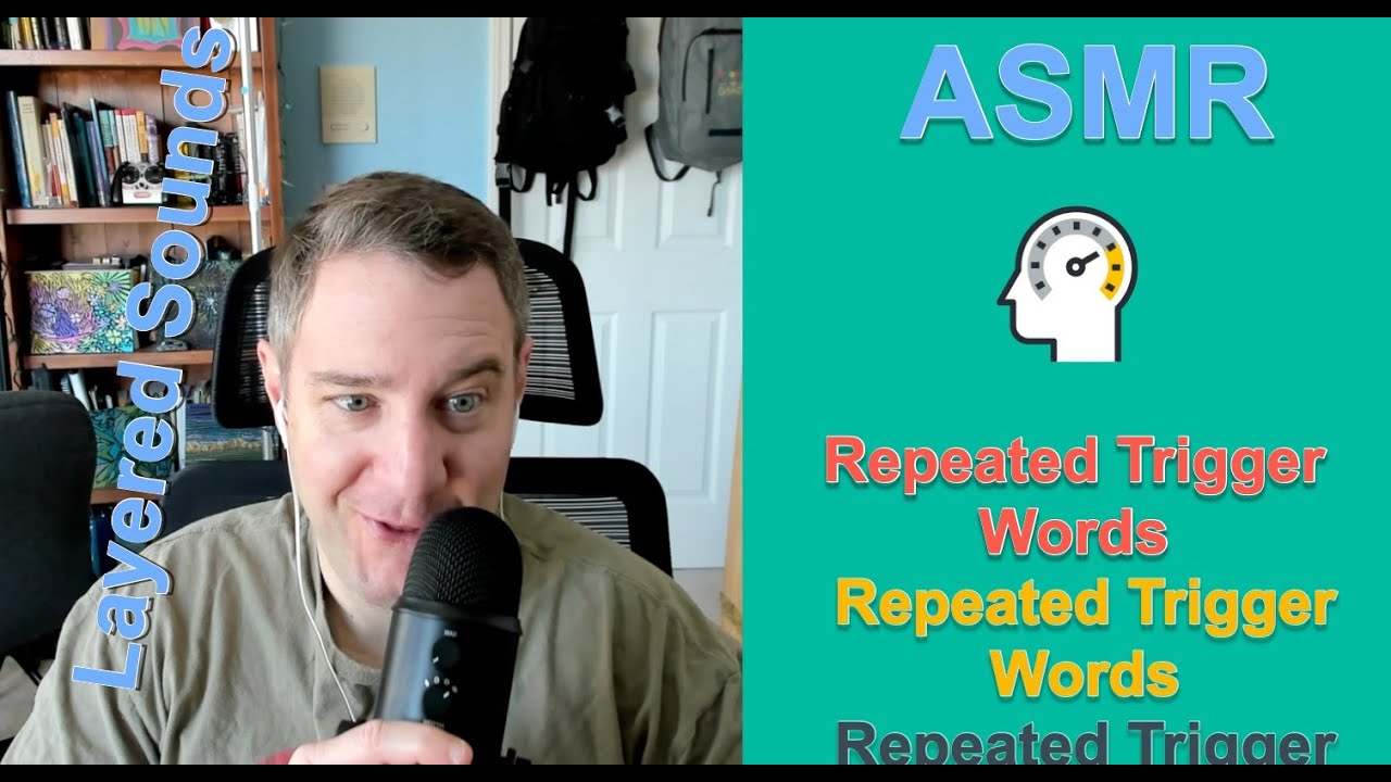 ASMR (364): ASMR - Repeating Trigger Words with Layered Sounds - YouTube